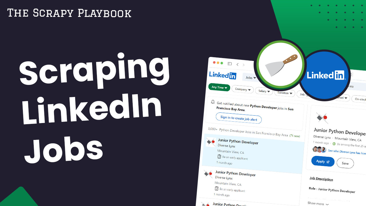 Python Scrapy - Build A LinkedIn Jobs Scraper [2025] | ScrapeOps